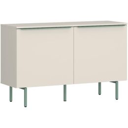 Tom Tailor HOME Kommode Sideboard mit 2 T&uuml;ren, Softclose,viel Stauraum mit Farbkick Holzwerkstoff, Melamin, Spanplatte B/H/T: 110cm x 72cm x 42cm, 