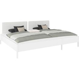 Rauch Bett &raquo;Familienbett XXL Familiengr&ouml;&szlig;e Ehebett Doppelbett umbaubar&laquo; flexible Umbaum&ouml;glichkeit in Einzelbetten, 240x200 cm und 270x200 cm - mit 