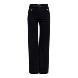 Only Jeans mit weitem Bein in Black Denim | Gr.: XL/L30
