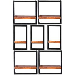 Sit Wandregal &raquo;Panama&laquo; Set schwarz B/H/T: 75cm x 115cm x 25cm