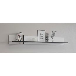 OTTO home Wandboard &raquo;Cross,Breite 180 cm, moderne Wandregal&laquo; H&auml;ngeregal mit viel Stauraum wei&szlig; B/H/T: 180cm x 23cm x 22,5cm