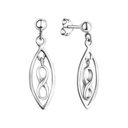 Firetti Damen Paar Ohrstecker &raquo;Schmuck Geschenk Silber 925 Ohrringe Infinity Unendlichkeitsschleife&laquo; Silber 925 (Sterlingsilber)