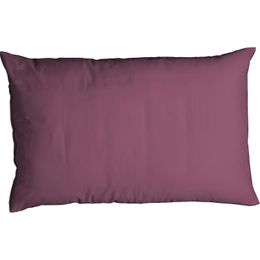 CASATEX Kissenbezug &raquo;Uni&laquo; Uni Design, Rei&szlig;verschluss, tolle Farben pink Satin, Baumwolle B/L: 40cm x 80cm, 1 Stk., Satin