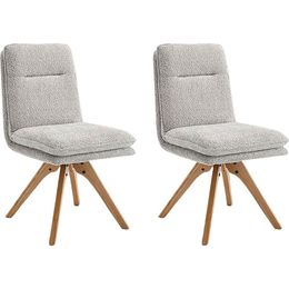 Home Affaire Esszimmerstuhl &raquo;Valencia&laquo; (Set) 2 Stk.verschiedene Gestelle in Holz oder Metall grau Metall B/H/T: 92cm x 68cm, 2 Stk., 2er Set