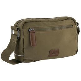 Camel Active Damen Camel Active Handtasche &raquo;Aurum&laquo; aus recyceltem Polyester in Nylonstruktur, leicht & mit feinen Details gr&uuml;n B/H/T: 20,5cm x 15cm x 