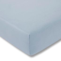 Estella Spannbettlaken &raquo;Jersey-Stretch-Spannbetttuch&laquo; Der Ma&szlig;anzug f&uuml;r die Matratze blau Jersey-Elasthan, Obermaterial: 97% Baumwolle, 3% Elasthan B/L: 100cm,