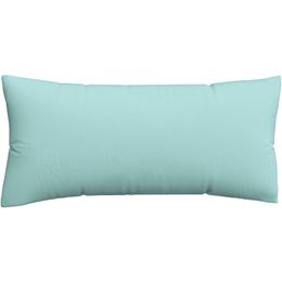 Schlafgut Kissenbezug &raquo;Premium Kissenbezug Knitted Jersey (1 St)&laquo; Ton-in-Ton Rei&szlig;verschluss, Bio-Baumwolle mit Elasthan, Uni, OEKO Tex blau Jersey, Obermaterial