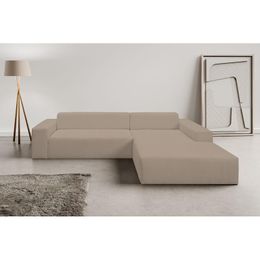 WERK2 Ecksofa &raquo;Zeus-XL, B/T: 311/210 cm, Mega-Sofa mit gro&szlig;er Sitztiefe, modern&laquo; Curvy Trend Garnitur mit urbaner Optik, bequem, Big-Sofa, L-Form 
