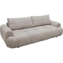 exxpo - sofa fashion 3-Sitzer &raquo;Alessano, 254 cm breit, modern & gem&uuml;tlich&laquo; Verl&auml;ssliche Qualit&auml;t, inkl.Bettfunktion, Bettkasten, 2x Plaidskissen B/H/T