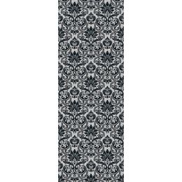 queence Vinyltapete &raquo;Bruak&laquo; Farbverlauf abstrakt bedruckt glatt 90x250cm, selbstklebend, kinderleichte Anbringung,, Sticker grau Vinyl B/L: 0,9m x 