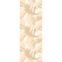 queence Vinyltapete &raquo;Ford&laquo; Motiv bedruckt botanisch floral gemustert nat&uuml;rlich glatt 90x250cm, selbstklebend, kinderleichte Anbringung,, Sticker beige