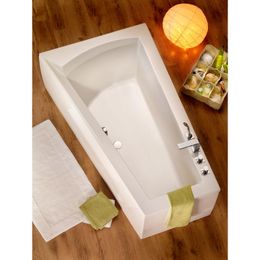 Ottofond Badewanne H&ouml;he 64 cm wei&szlig; Sanit&auml;racryl Wanne links