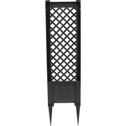 KHW Spalier BxTxH: 43x6x140 cm, anthrazit grau Kunststoff B/H/T: 43cm x 140cm x 6cm