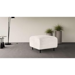 OTTO home Polsterhocker &raquo;ARROS klein mit Wellenunterfederung, Ma&szlig;e B/T/H: 70/70/46 cm&laquo; passend zur Serie, in hochwertiger Verarbeitung beige 100% 