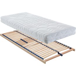 Westfalia Schlafkomfort Polsterbett in diversen Ausf&uuml;hrungen schwarz Bezug Bett: Microfaser (100% Polyester);Bonnell-Federkernmatratze: 51% Polypropylen, 39% Polyester und 10