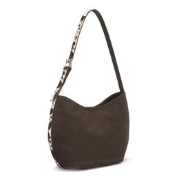 French Connection Damen Schultertasche &raquo;Henkeltasche, Handtasche, Shopper, Damentasche&laquo; NEU mit modischen Animal-Details VEGAN B/H/T: 30cm x 25cm x 