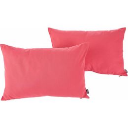 HOCK Dekokissen &raquo;Classic Uni&laquo; Kissenh&uuml;lle mit F&uuml;llung, 1 St&uuml;ck, 60/40 cm rosa Polyacryl B/L: 60cm x 40cm, 1 Stk.