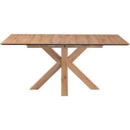 set one by Musterring Esstisch &raquo;New Atlanta&laquo; Platte rechteckig mit schweizer Kante, ausziehbar, Stern-Gestell braun B/H/T: 170cm x 81cm x 90cm, 