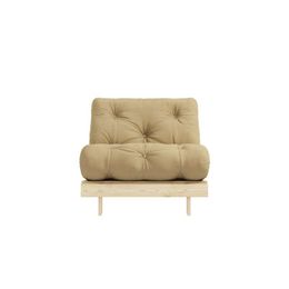 Karup Design Daybett &raquo;Roots Sofa Bed, Schlafsofa, Bettfunktion, FSC -Massivholz, B: 90 cm&laquo; Erh&auml;ltlich in Breite 90 cm, 140 cm oder 160 cm, Inkl. Futonmatratze. 
