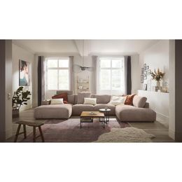 Musterring Wohnlandschaft &raquo;Lucia bequem und viel Platz, U-Form&laquo; Verschiedene Farben, Cord-Bezug, Gesamtbreite 434 cm grau B/H/T: 434cm x 81cm x 204cm, Cord, 