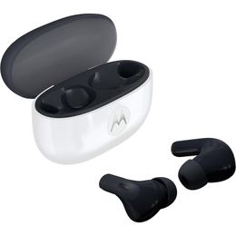 Motorola Bluetooth-Kopfh&ouml;rer &raquo;moto buds 2&laquo; Bluetooth Active Noise Cancelling (ANC) Freisprechfunktion Hi-Res Rauschunterdr&uuml;ckung Transparenzmodus schwarz-wei&szlig; 