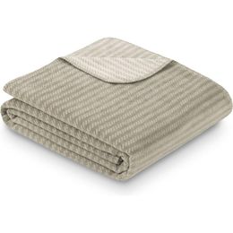 Ibena Wohndecke &raquo;Jubil&auml;umsdecke 200 Jahre Ibena&laquo; limitierte Kollektion beige Baumwolle, Polyacryl, Polyester B/L: 150cm x 200cm
