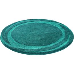Kleine Wolke Badematte &raquo;&raquo;Mystic&laquo;, Badvorleger, Badezimmer Teppich&laquo; H&ouml;he 25 mm rutschhemmend beschichtet fu&szlig;bodenheizungsgeeignet Badteppich, modernes Design, Hoch-