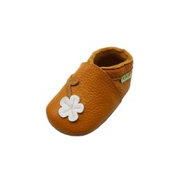 Sayoyo Baby Krabbelschuhe aus Leder, weiche Lauflernschuhe mit rutschfester Sohle | Gr.: 22/23