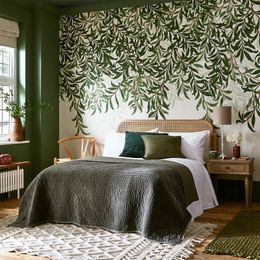 WILLIAM MORRIS AT HOME Vliestapete &raquo;Willow Bough&laquo; Retro glatt 10mx52cm (ca. 5m2) gr&uuml;n Vlies B/L: 10m x 2,5m, Rollen: 1