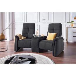 exxpo - sofa fashion 2-Sitzer &raquo;Tivoli, Kinosofa mit Relaxfunktion, mit Ablagetisch und Stauraum&laquo; bequem und komfortabel grau B/H/T: 207cm x 109cm x 