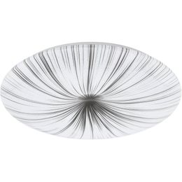Eglo Deckenleuchte &raquo;Nieves Deckenlampe, Flurlampe Metall und Kunststoff, Kristalleffekt&laquo; LED-Modul 1 Stk. Warmwei&szlig; Wand-/Deckenleuchte - H7 x &Oslash;51 cm -