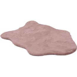 Sch&ouml;ner Wohnen Kollektion SCH&Ouml;NER WOHNEN-Kollektion Fellteppich &raquo;Tender&laquo; fellf&ouml;rmig 26 mm H&ouml;he weich durch Microfaser, Kaninchenfell Haptik, Kunstfell, waschbar rosa Kunstfaser