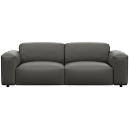 FLEXLUX 2,5-Sitzer &raquo;Lucera Sofa, super bequem durch hochwertigen Sitzaufbau mit Kaltschaum&laquo; modern & anschmiegsam, Designsofa grau 100% Echteder B/H/T