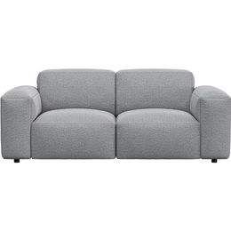 FLEXLUX 2-Sitzer &raquo;Lucera Sofa, super bequem durch hochwertigen Sitzaufbau mit Kaltschaum&laquo; Designsofa, modern & anschmiegsam grau 100% Polyester B/H/T: