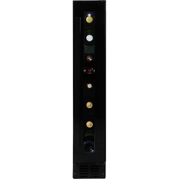 Amica Weink&uuml;hlschrank &raquo;WK 341 100-2 S&laquo; f&uuml;r 7 Standardflaschen &aacute; 0,75l, Standk&uuml;hlschrank schwarz Einheitsgr&ouml;&szlig;e