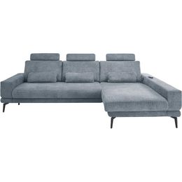 set one by Musterring Ecksofa &raquo;SO 3600, inkl motor. Sitztiefenverstellung, Kopfst&uuml;tzen, Nierenkissen&laquo; Sitzh&ouml;he 44 cm, Kaltschaum, Breite 293 x Tiefe 