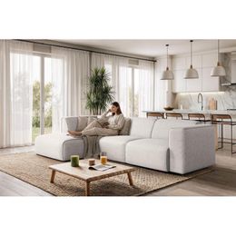 OTTO home Ecksofa &raquo;Merid L-Form, B: 295 cm - OTTO. Verl&auml;ssliche Qualit&auml;t.&laquo; jederzeit durch Module erweiterbar grau 100% Polyester B/H/T: 295cm x 70cm 