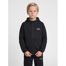Hummel Rei&szlig;verschluss Jacke Hmljr Tech Kinder in BLACK | Gr.: 122/128