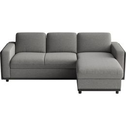 Sit & More sit&more Ecksofa &raquo;Cordoba&laquo; wahlweise mit Schlaffunktion und Bettkasten oder Stauraum 100% Polyester B/H/T: 236cm x 85cm x 161cm, Struktur, Recamiere 
