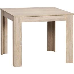 ByLiving Esstisch &raquo;Nepal&laquo;, Breite 80/ 90/ 120 oder 140 cm, verschiedene Ausf&uuml;hrungen erh&auml;ltlich braun B/H/T: 90cm x 75cm x 90cm
