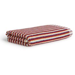 M&ouml;ve Badet&uuml;cher &raquo;Bliss bunt&laquo; mit Perlstruktur orange Walkfrottier, Jaquard-Walkfrottier B/L: 67cmx140cm, 1 Stk., Walkfrottier