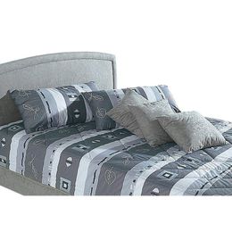 Westfalia Schlafkomfort Dekokissen (5 Stck.) grau Polyester B/L: 40cm x 40cm, 5 Stk.