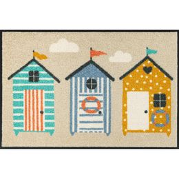 wash+dry by Kleen-Tex Fu&szlig;matte &raquo;Beachhut&laquo; rechteckig bunt Polyamid B : 50cm 1 Stk., L: 75cm