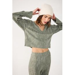 NO MATTER WHAT Crop Top in Gr&uuml;n | Gr.: XL