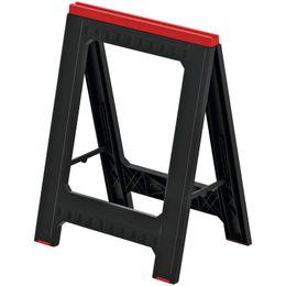 Prosperplast Klappbock &raquo;Titan Stand&laquo; 2 Stk. tlg. 58 x 41,5 x 77 schwarz Kunststoff Einheitsgr&ouml;&szlig;e