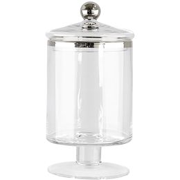 Fink Vorratsglas &raquo;Belinda&laquo; handbemalte Platinumauflage transparent Glas B/H/L: 29cm
