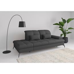 Sit & More sit&more Recamiere &raquo;Amica, inkl. Sitztiefenverstellung und Armteilverstellung&laquo; wahlweise mit Kopfteilverstellung und Stauraum grau 95% Polyester, 5% 