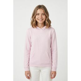 Tom Tailor Damen Tom Tailor Sweatshirt, mit Logoprint auf der Brust rosa 164