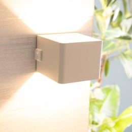 Brilliant Au&szlig;en-Wandleuchte &raquo;Iseo - portable Akkuleuchte inkl. Magnetplatte&laquo; LED-Modul 1 Stk. Warmwei&szlig; Akku, 300 lm, 3000 K, USB, schwarz, mobile Au&szlig;enlampe, 