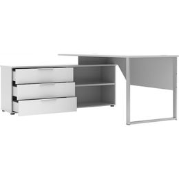 Innostyle Schreibtisch &raquo;Schreibtisch Santorin, 180/77/160 cm ( B/H/T)&laquo; 1 Stk. tlg. Tischplatten: kratzfest und wasserfest, 3 Schubladen, 2 F&auml;cher B/H/T: 180cm x